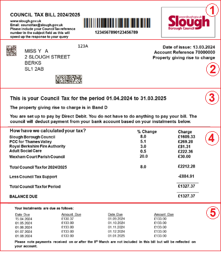 Your Council Tax bill – Slough Borough Council
